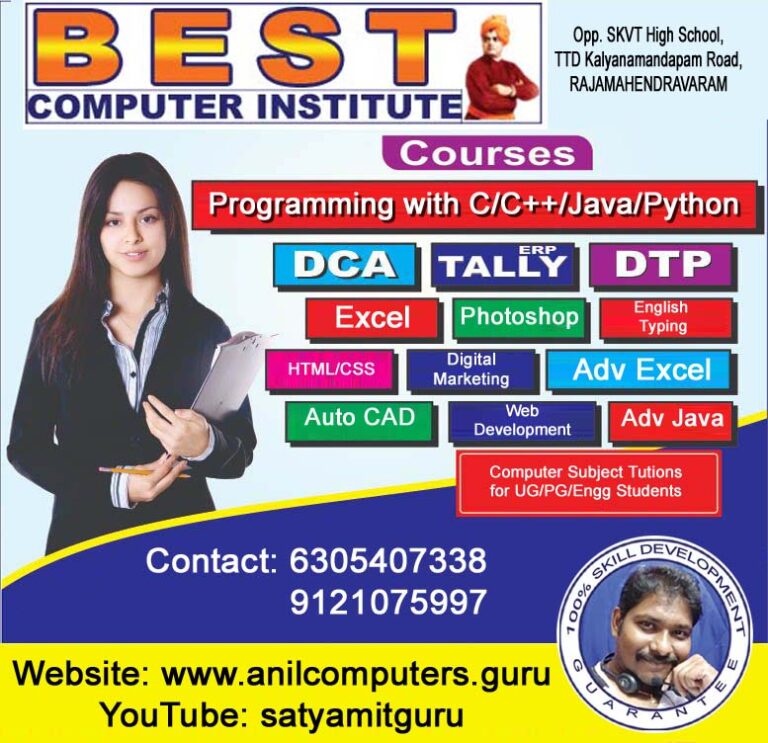 Best Computer Institute – Training the Next Generation